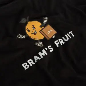 BRAM'S FRUIT X Big Lemon T-shirt - Black