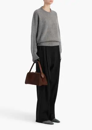 Khaite Lennox Cashmere Sweater - Fog