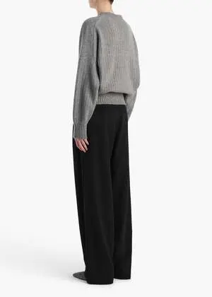 Khaite Lennox Cashmere Sweater - Fog
