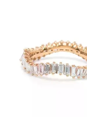 SUZANNE KALAN Classic Diamond Bar Ring