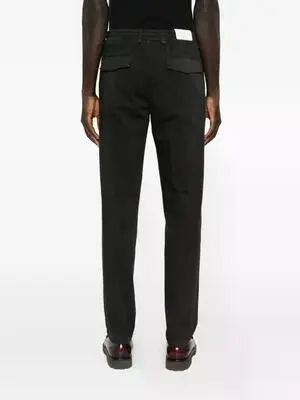 Eleventy Drawstring Trousers - Black