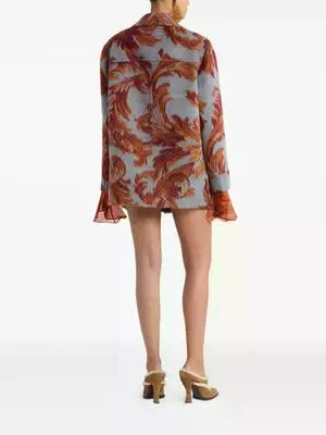Etro Jacquard Toggle Coat