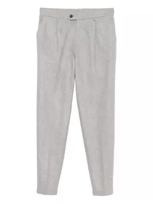 Eleventy Pleated-front Trousers