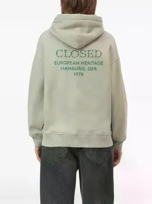 Closed Hooded Organic Cotton Sweatshirt