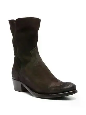 PANTANETTI Suede Cowboy Boots