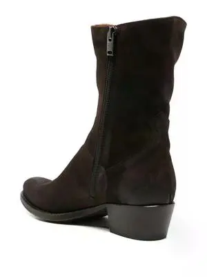 PANTANETTI Suede Cowboy Boots