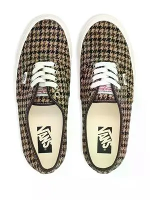 VANS Lx Authentic 44 Houndstooth-pattern Sneakers - Brown
