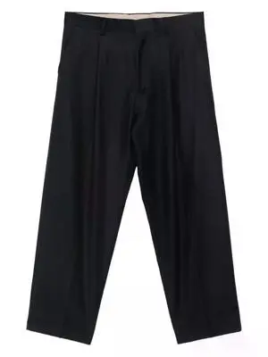COSTUMEIN Pleated Wool Trousers - Blue