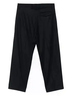 COSTUMEIN Pleated Wool Trousers - Blue