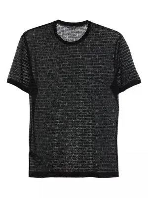 Dsquared2 Logo-print Mesh T-shirt