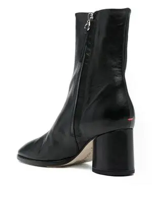 AeydĒ 65mm Leather Ankle Boots