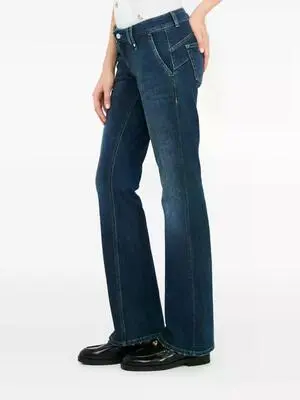 Liu Jo Logo-patch Bootcut Jeans