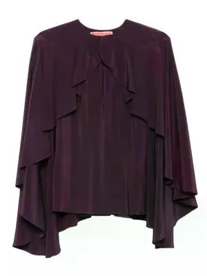 La DoubleJ Ruffled Overlay Top