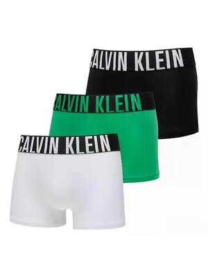 Calvin Klein Intense Power Logo-waistband Trunks - Black