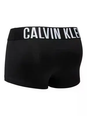Calvin Klein Intense Power Logo-waistband Trunks - Black