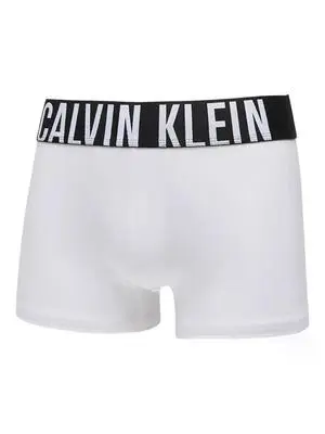 Calvin Klein Intense Power Logo-waistband Trunks - Black