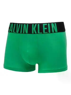 Calvin Klein Intense Power Logo-waistband Trunks - Black