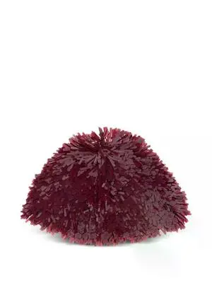 Alanui Fringed Sequined Hat - Red
