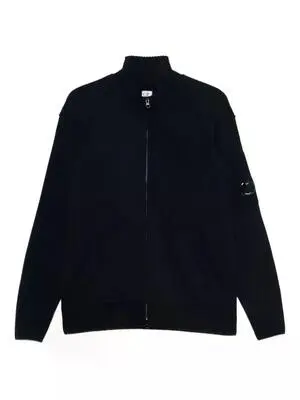 C.P. COMPANY Lambswool Zip-front Cardigan