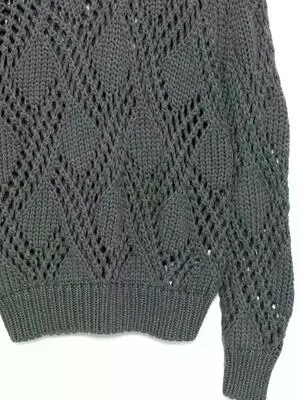 JIL SANDER Lace-trimmed Wool Jumper