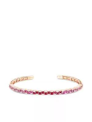 SUZANNE KALAN 18k Rose Multi-stone Bangle - Gold