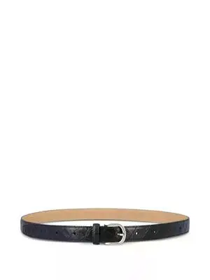 MFPEN Crocodile-embossed Leather Belt
