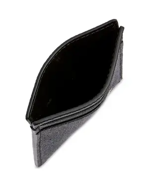 FERRAGAMO Micro Gancio Leather Money Clip & Card Case