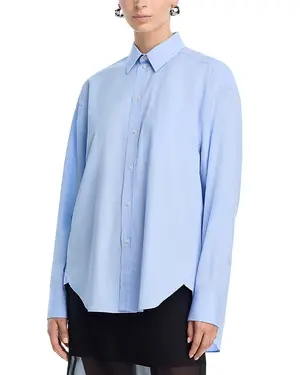 Wardrobe.NYC Oversized Shirt - Blue