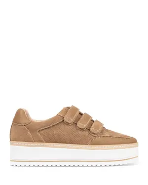 DONALD PLINER Suede Platform Sneakers