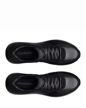 Magnanni Syros Lace Up Sneakers - Black