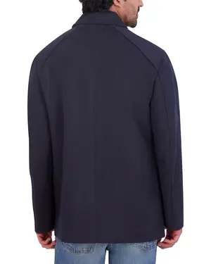 Cole Haan Novelty Topper Coat - Navy