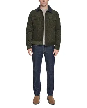 Cole Haan Quilted Corduroy Jacket