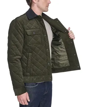 Cole Haan Quilted Corduroy Jacket