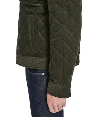 Cole Haan Quilted Corduroy Jacket