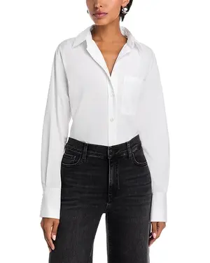 White Denim Shirts For Women