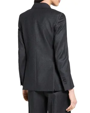 Theory Double Breasted Tuxedo Combo Jacket