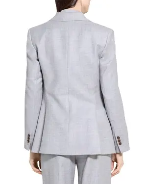 Theory Lynnia Sleek Blazer - New Light Heather