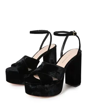 LOEFFLER RANDALL Loretta Platform Sandals - Black