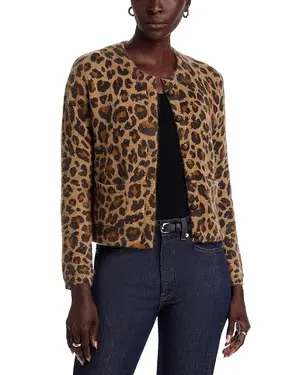 Kobi Halperin Leopard Print Cardigan