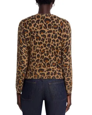 Kobi Halperin Leopard Print Cardigan