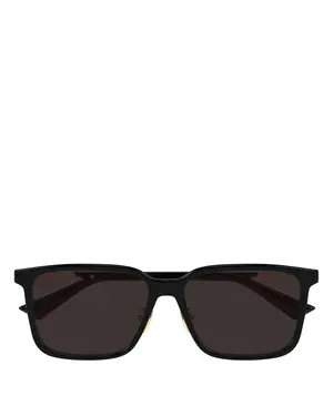 Bottega Veneta Rectangle Sunglasses, 57mm