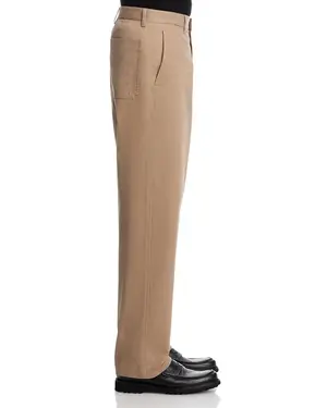 Theory Relaxed Fit Brushed Chinos - Feather