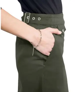 WILDFANG The Essential Utility Wrap Skirt - Spruce