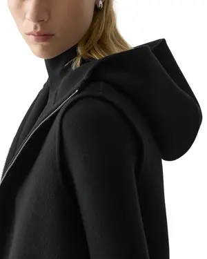 Theory Hooded Wool And Cashmere Vest