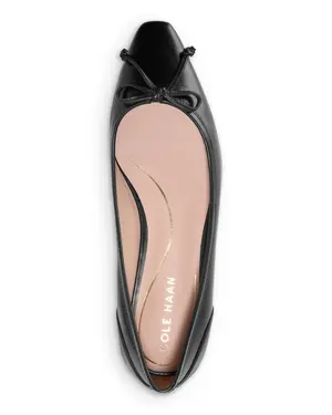 Cole Haan Paget Ballet Flats - Black Leather