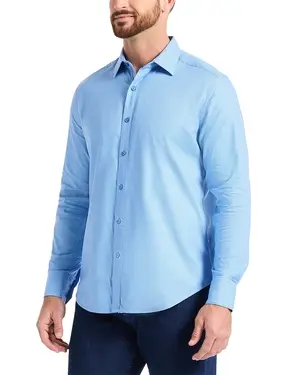 Robert Graham Kenmare Long Sleeve Woven Shirt - Blue