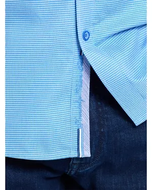 Robert Graham Kenmare Long Sleeve Woven Shirt - Blue