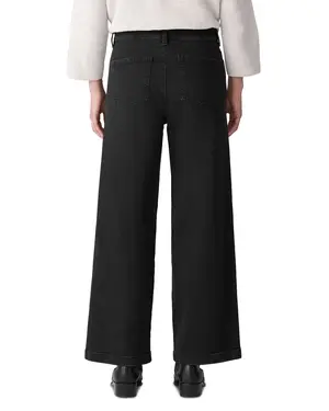 Eileen Fisher High-rise Wide-leg Jeans