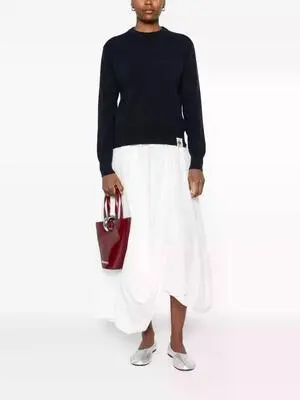 Bally Logo-patch Cashmere Sweater - Blue