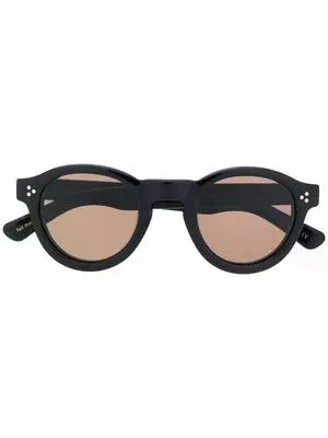 LESCA Gaston Round Sunglasses